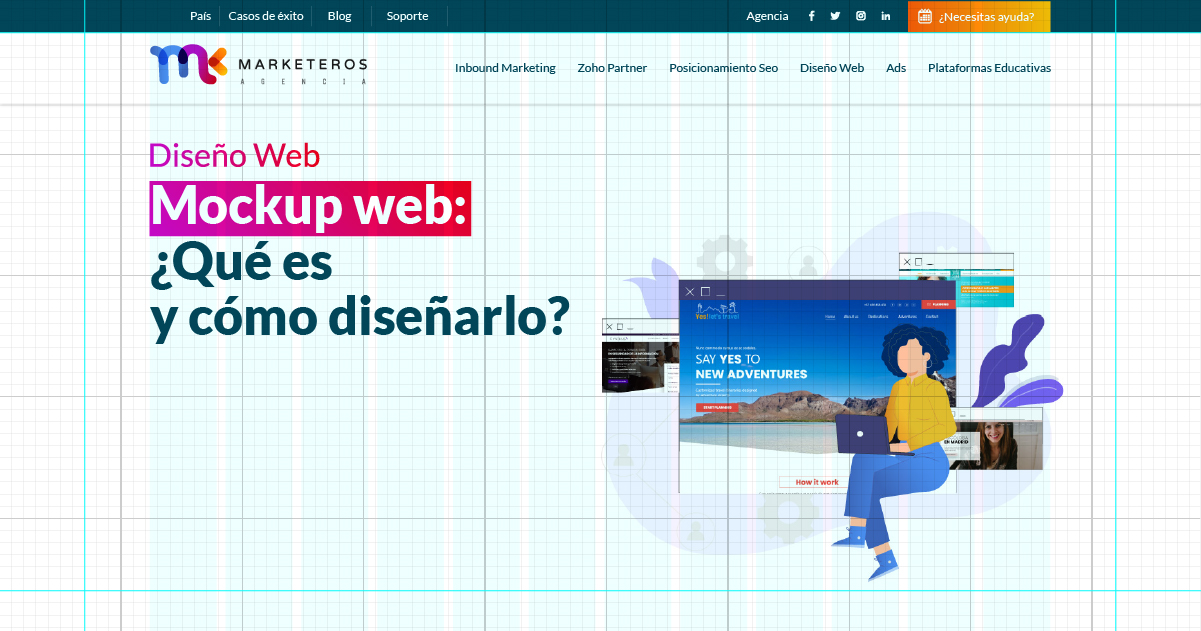 Mockup web: ¿Qué es y cómo diseñarlo? | Diseño web