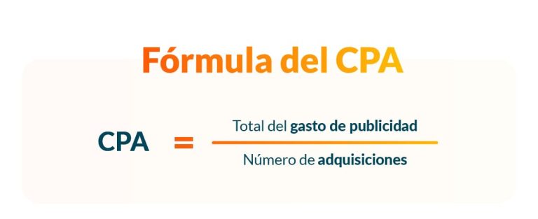 ¿Qué es el costo por adquisición o CPA?